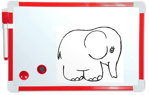 Brainware A4 Magnetic Whiteboard Red - Success Projects